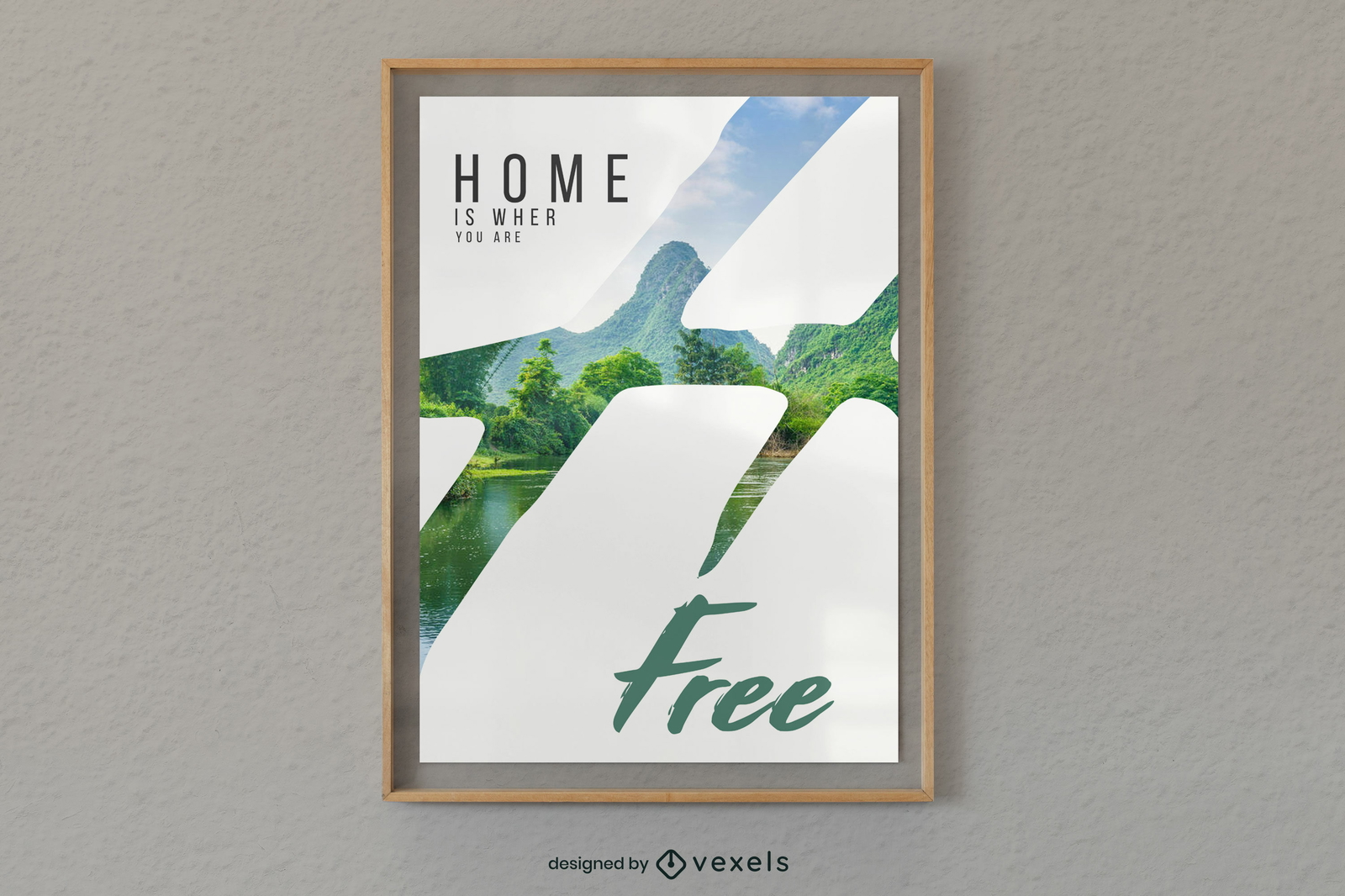 Free Nature Poster Design PSD Editable Template