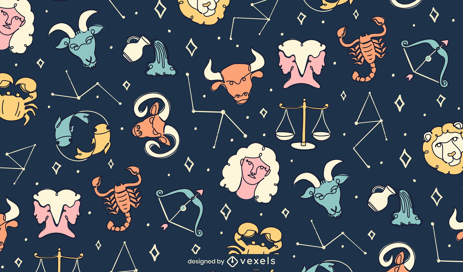 Stylish Wallpapers Of Zodiac Signs