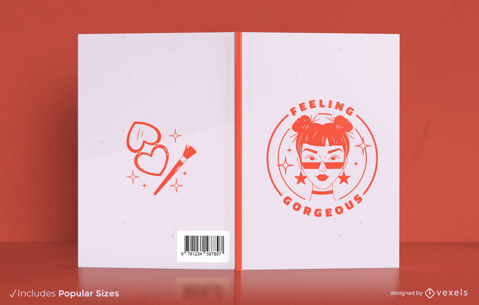 Makeup Artist Book Cover Design Vector Download