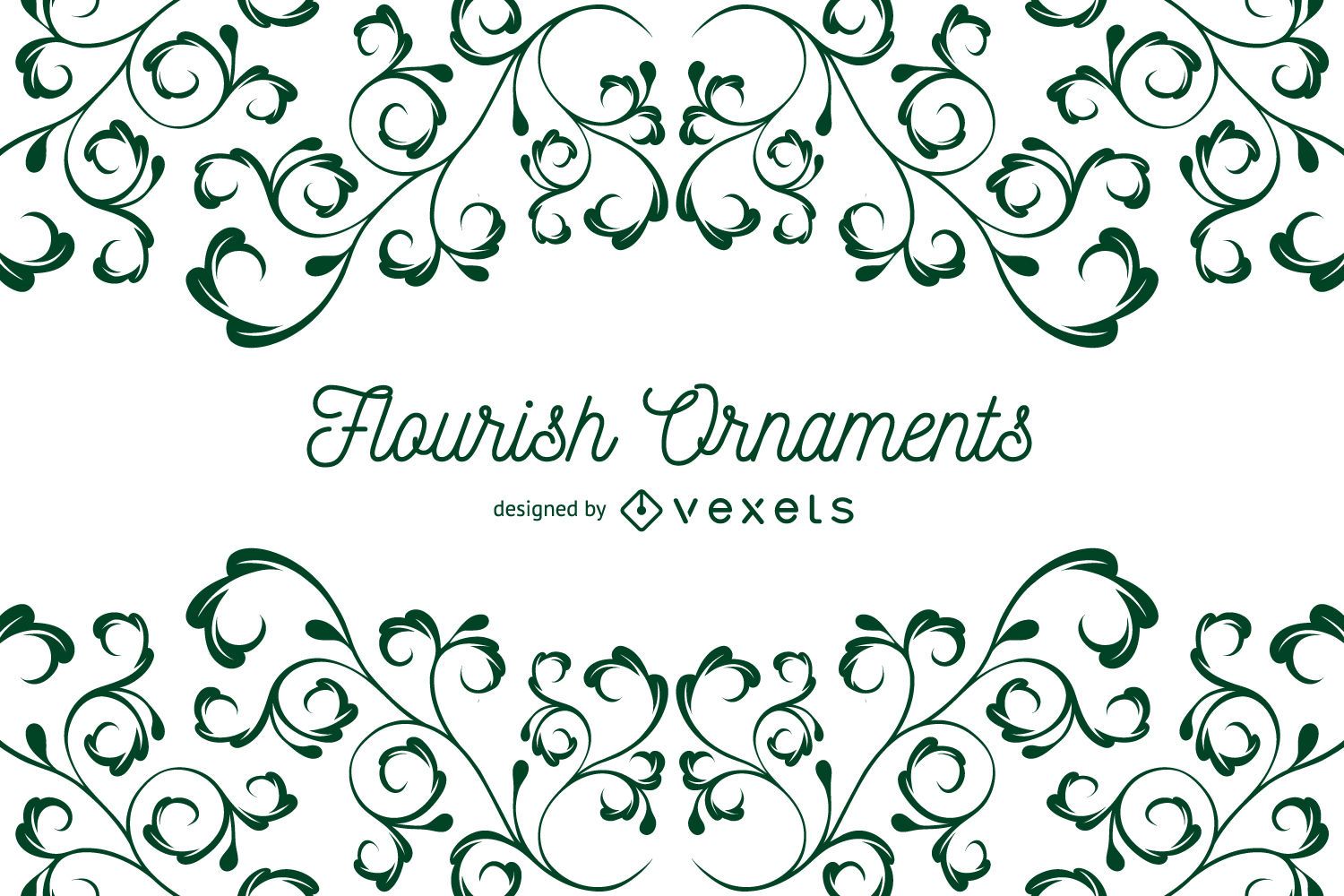 Flourish Ornaments Background Frame Vector Download