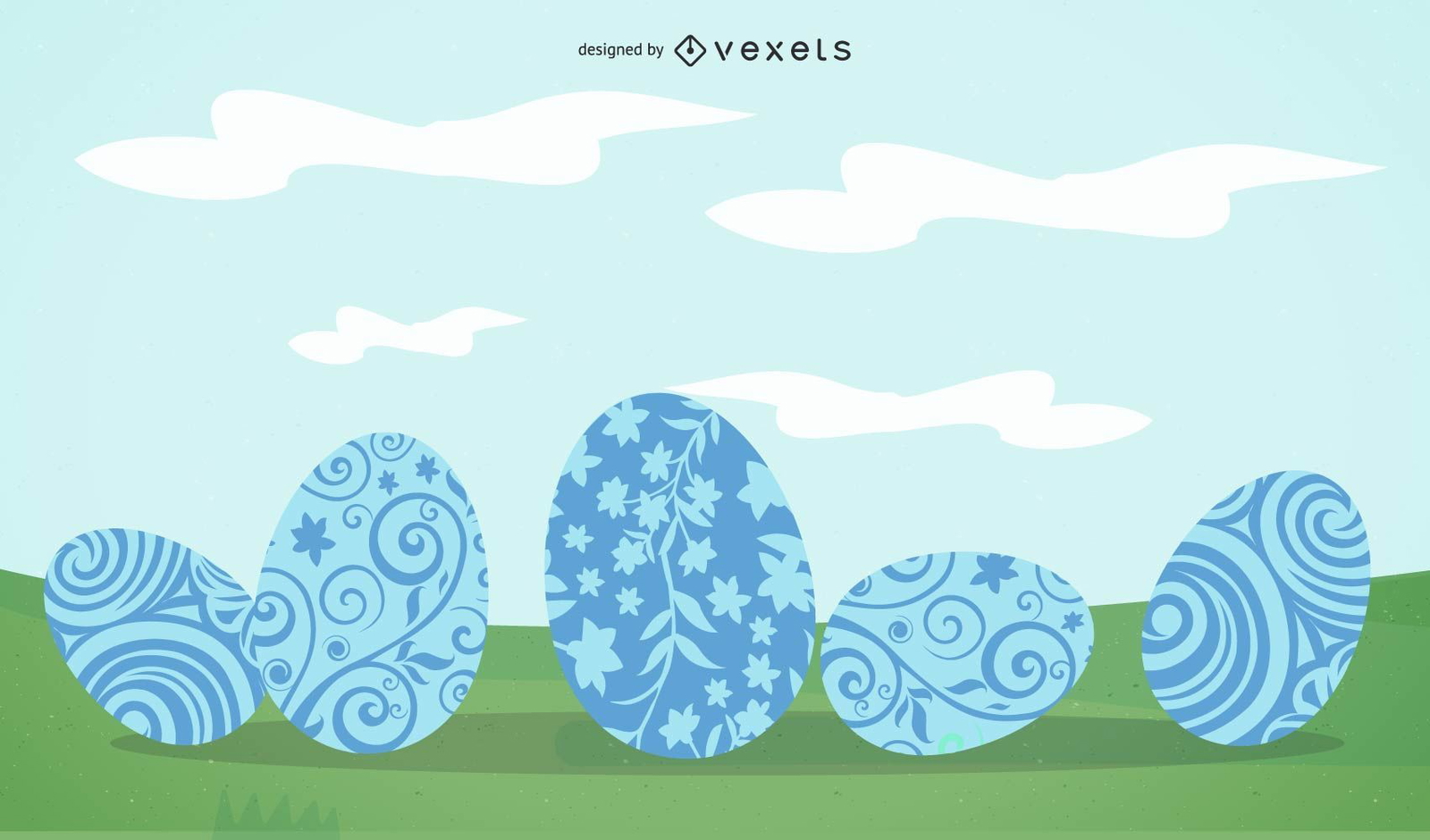 Easter Background Vector Download