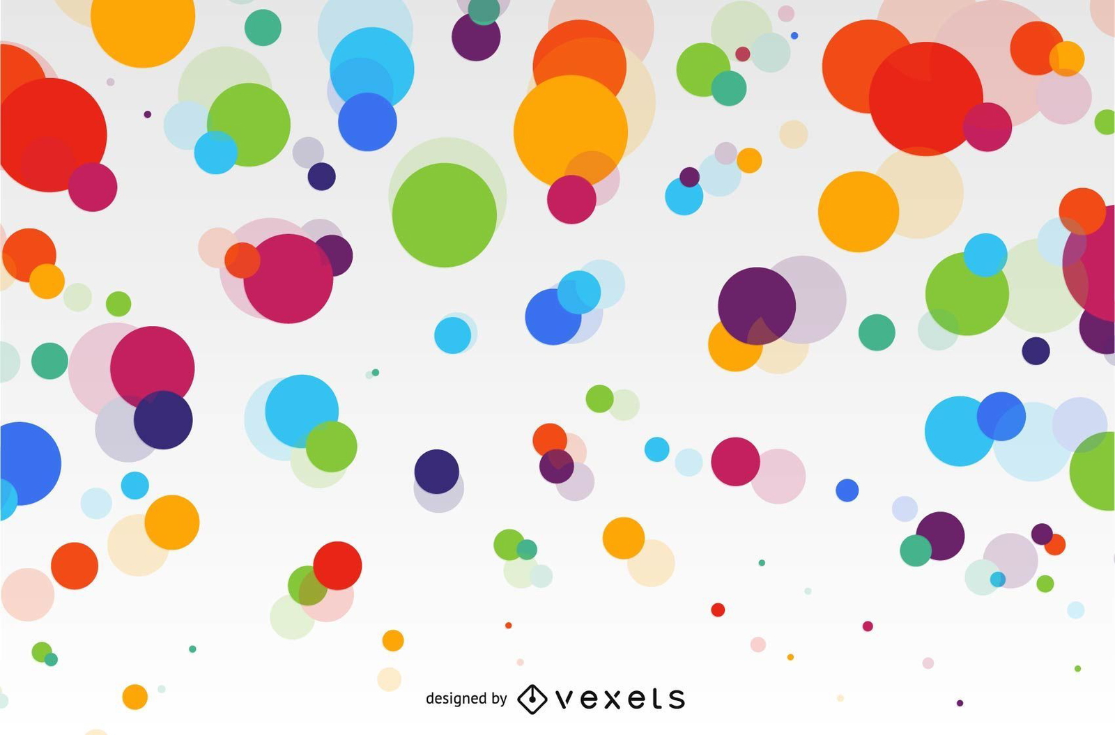 Rainbow Circles Vector Download