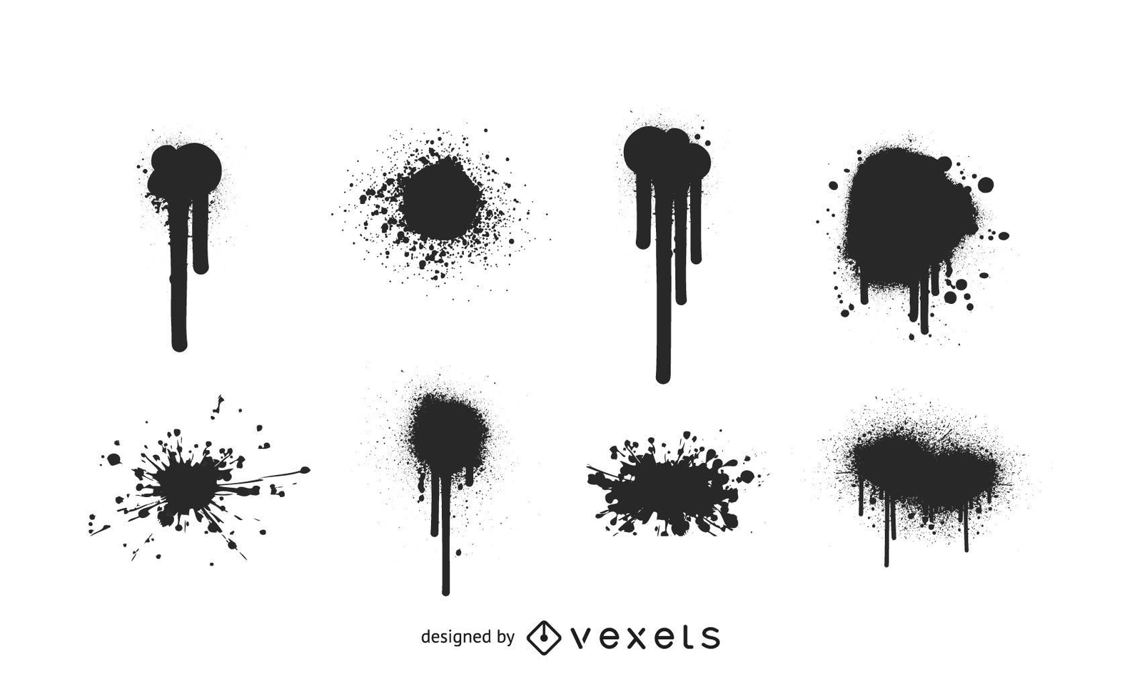 Vector Splatters Vector Download