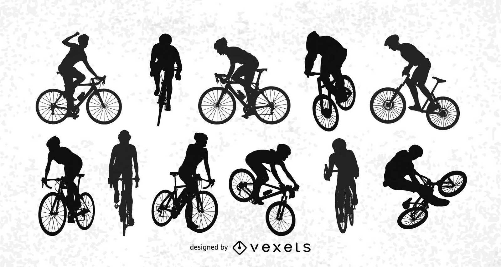 Lovely Vector Bicycles Vector Download