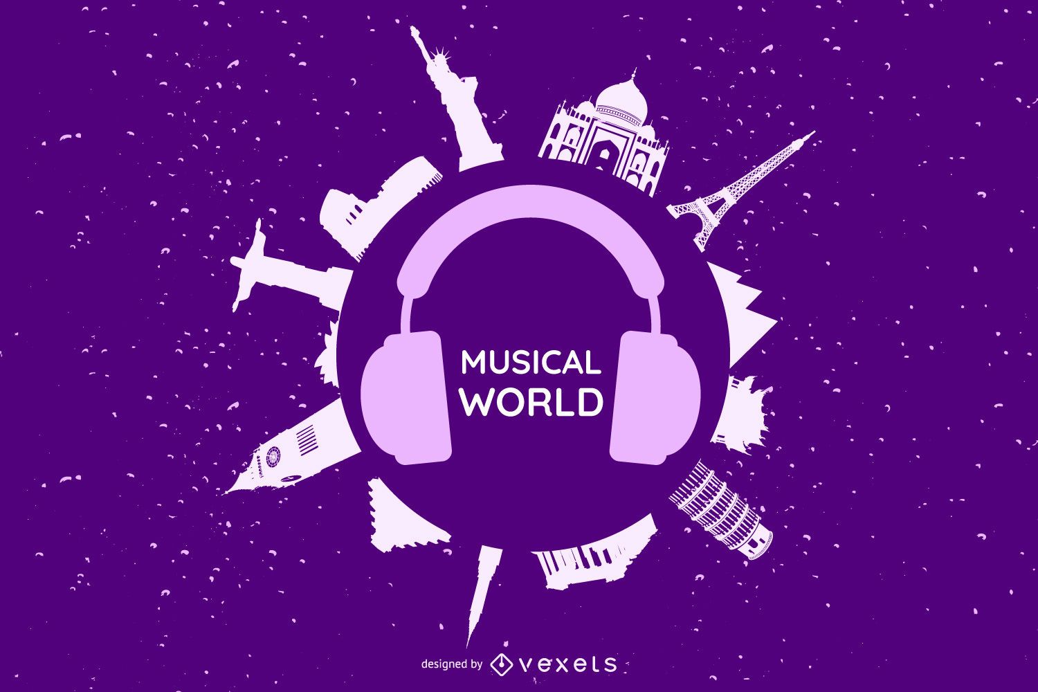 Musical World Vector Download