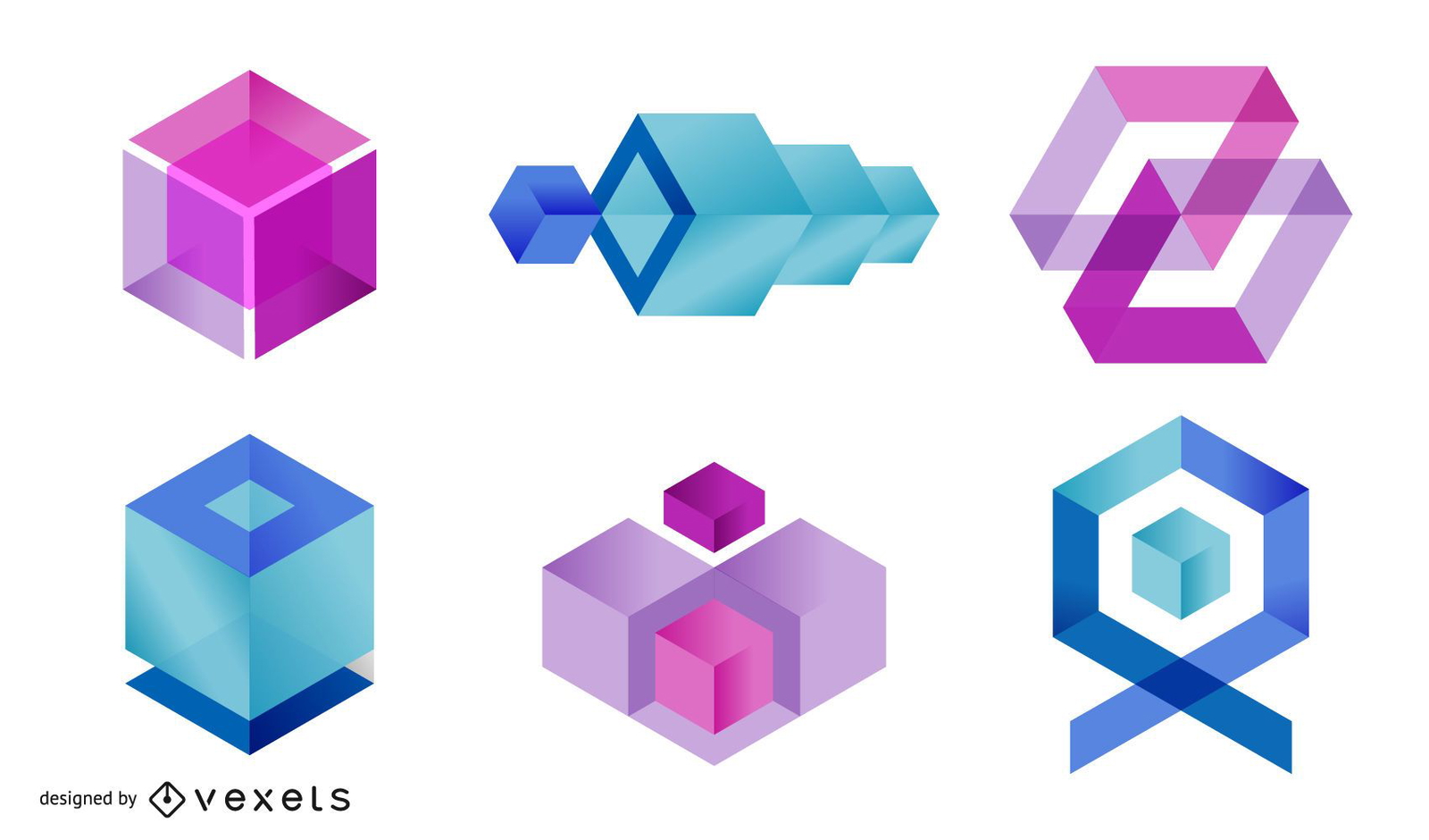 4 Geometric Figures PNG & SVG Design For T-Shirts