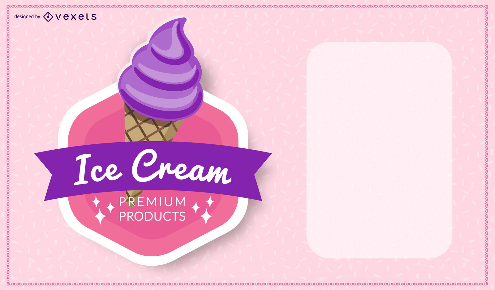 Ice-cream Flyer Template Vector Download
