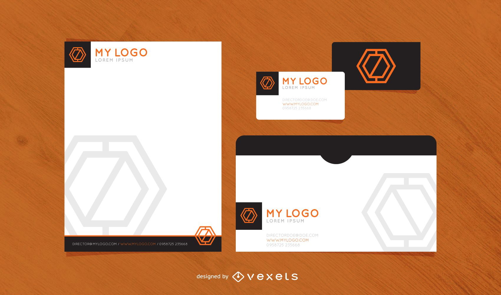Printable Standard Stationary Template Vector Download