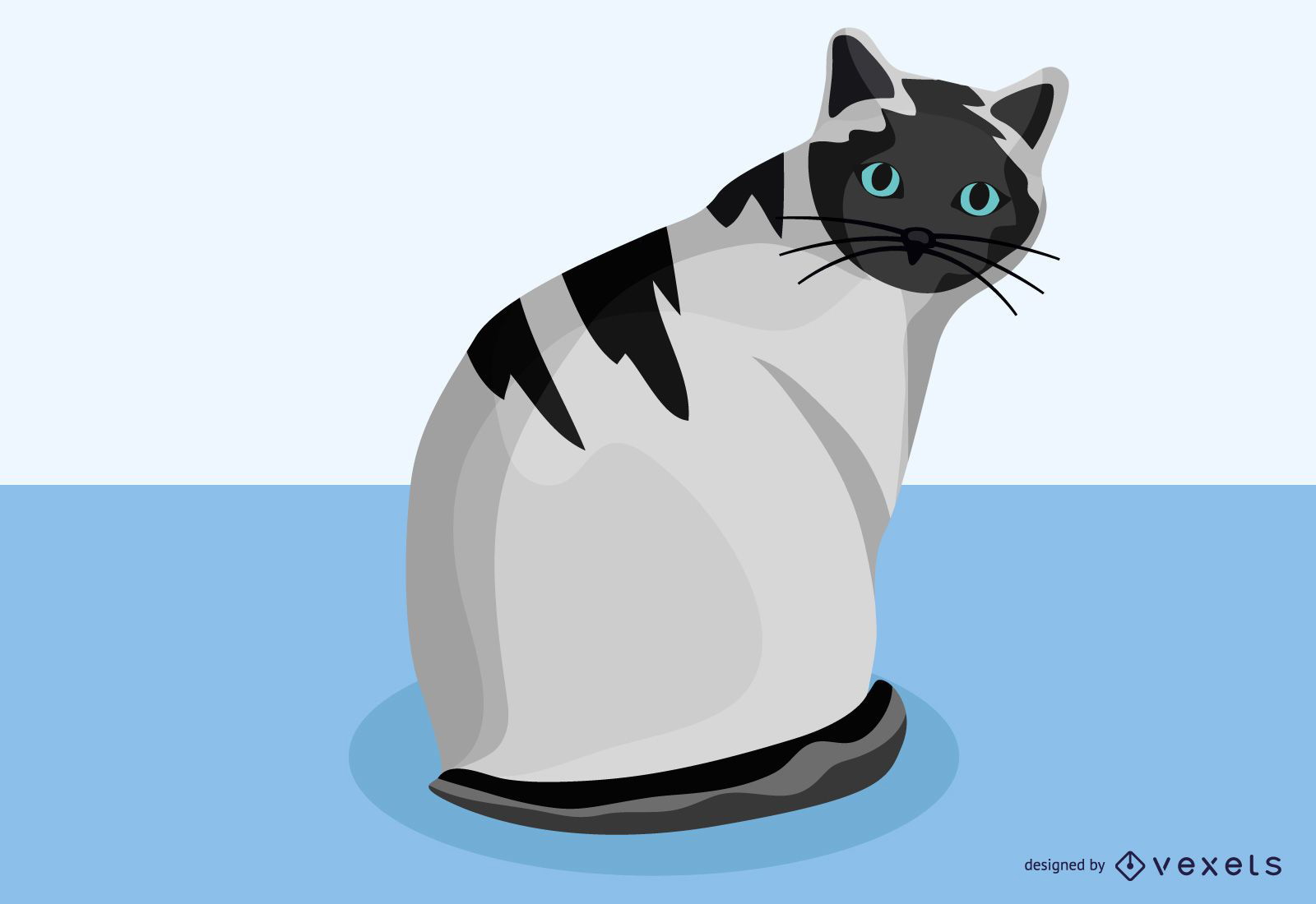 A Cat Vector Vector Download