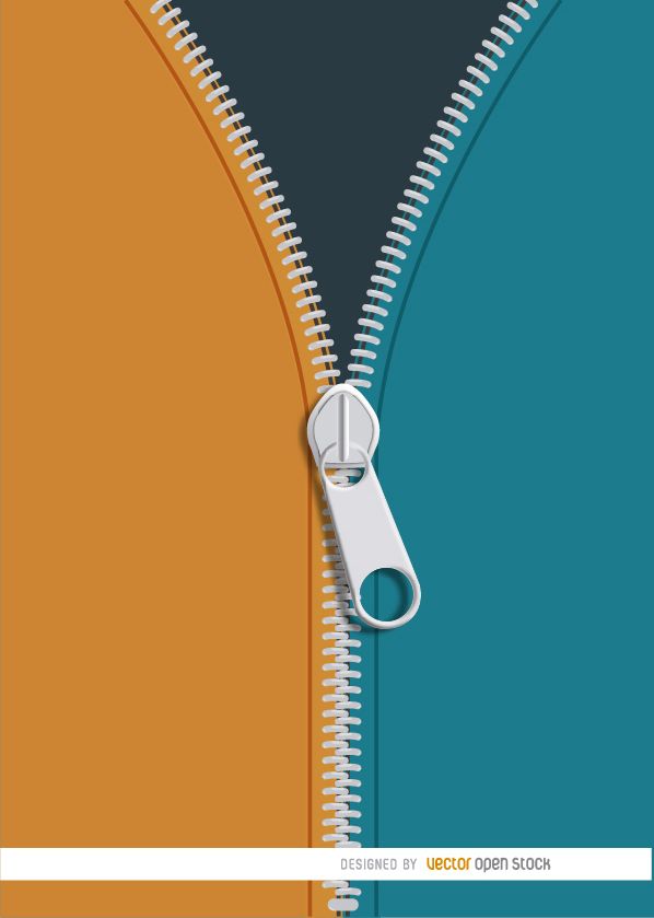 Colorful Jacket Zipper Background Vector Download
