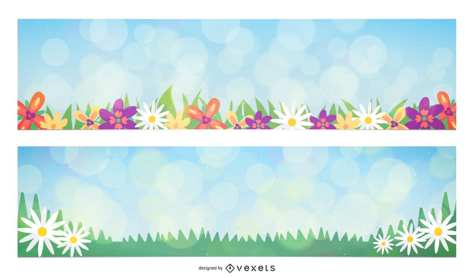 Spring Banner Clip Art