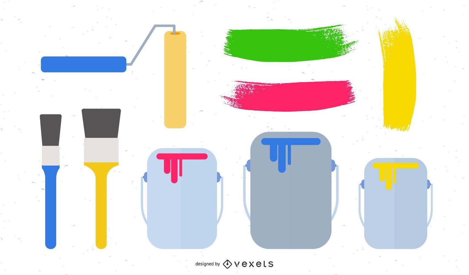 Vector Paint Brush Set Vector Download