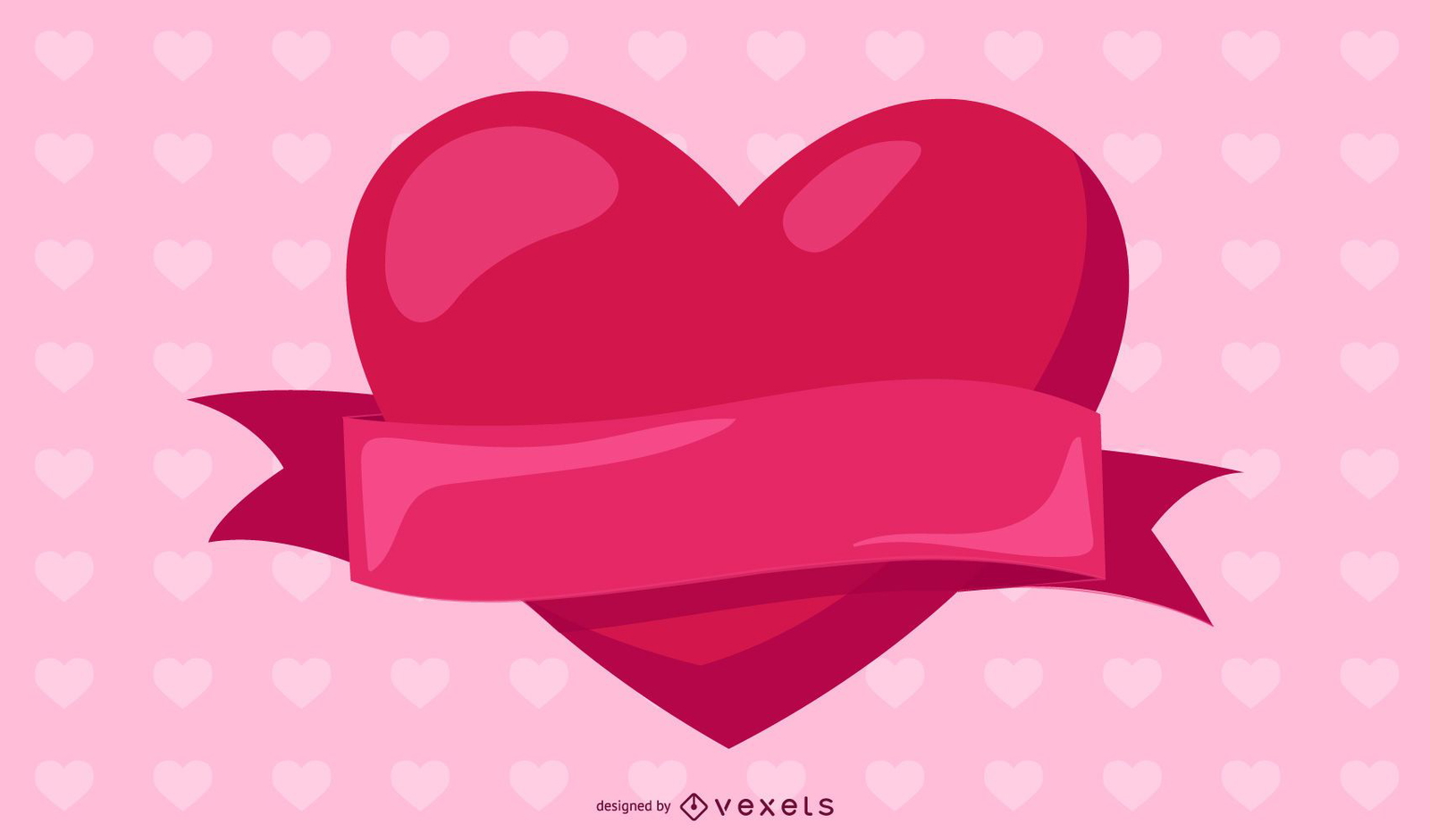 Red Vector Heart Vector Download