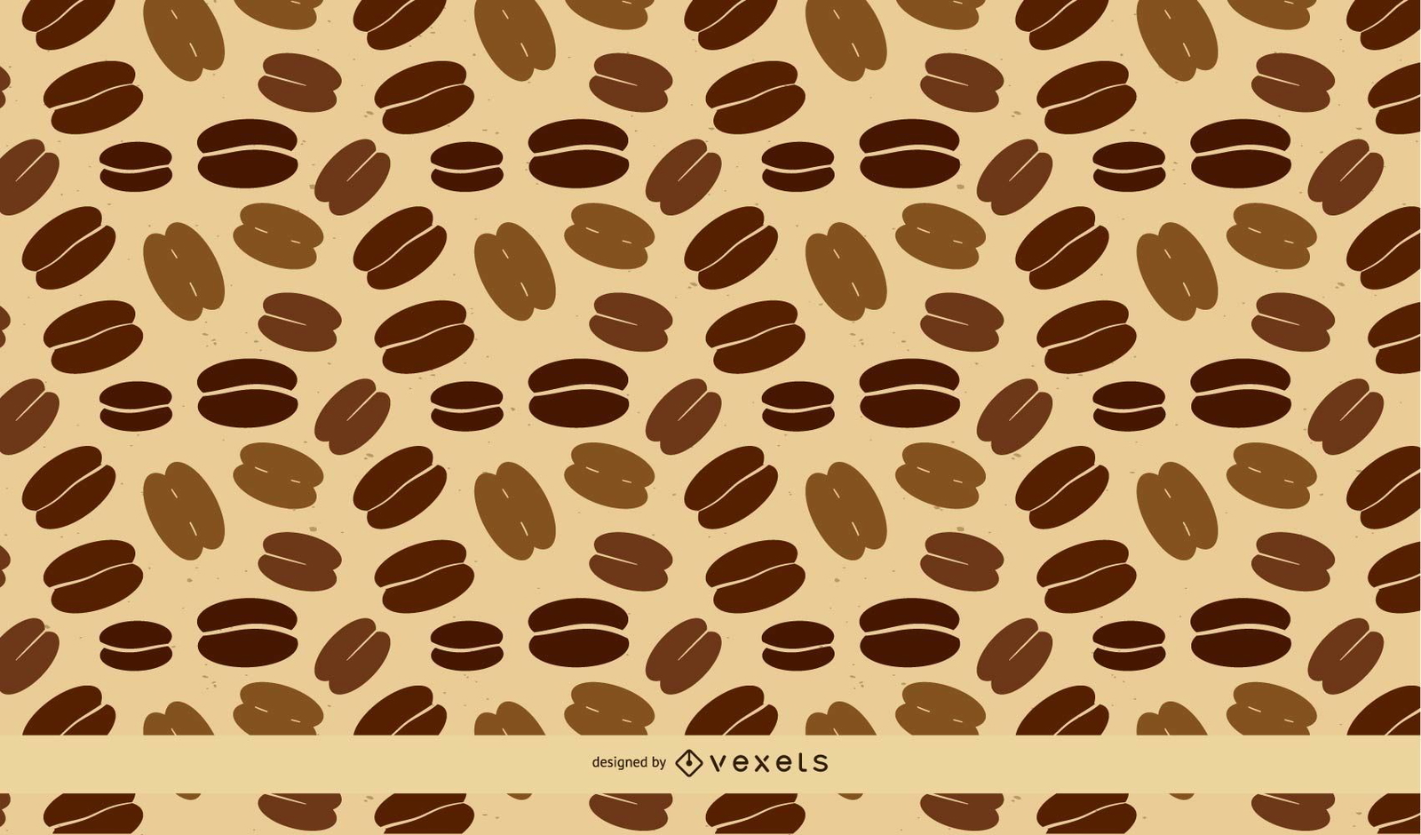 Coffee Beans Background Vector