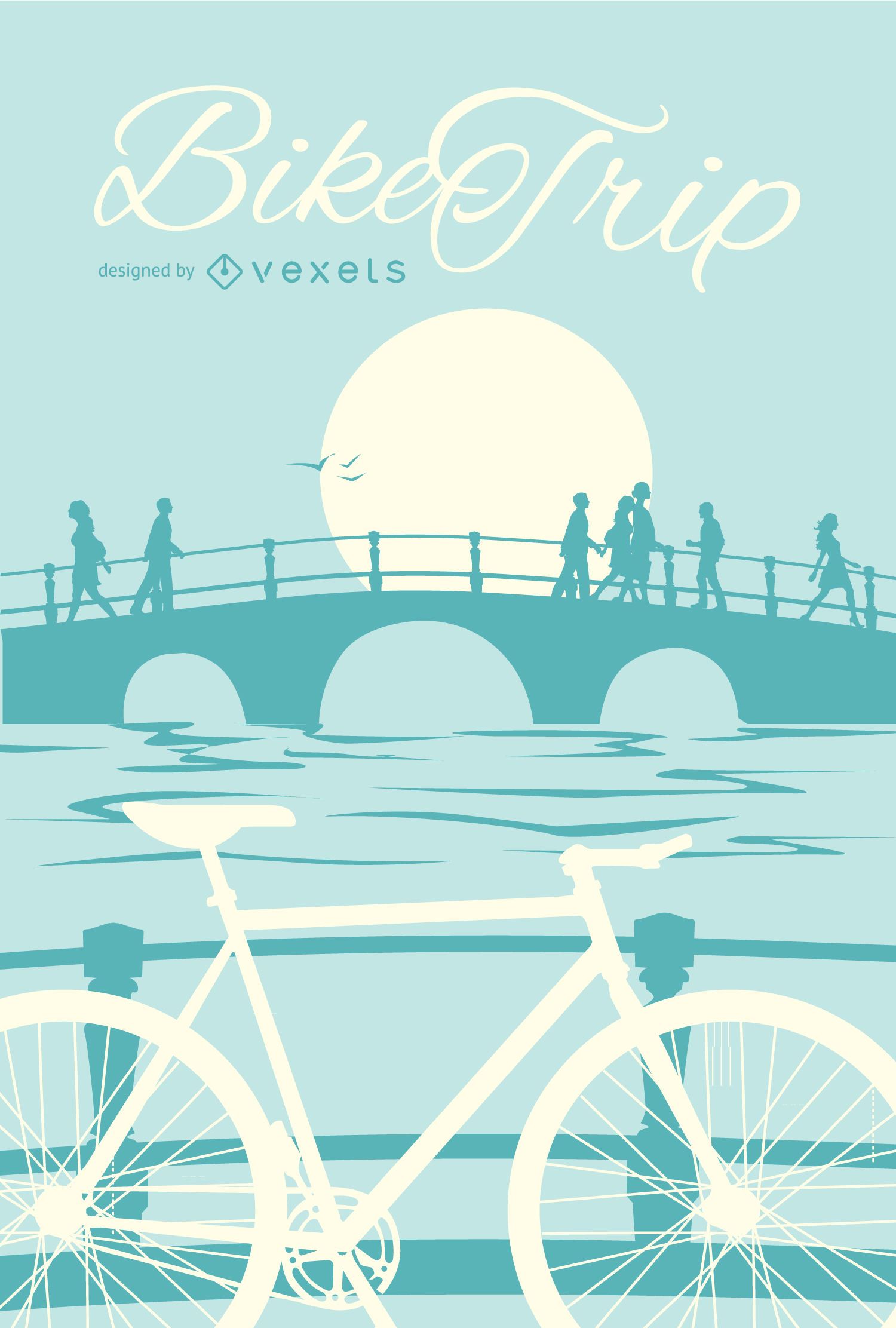 Bike Poster Vector Download