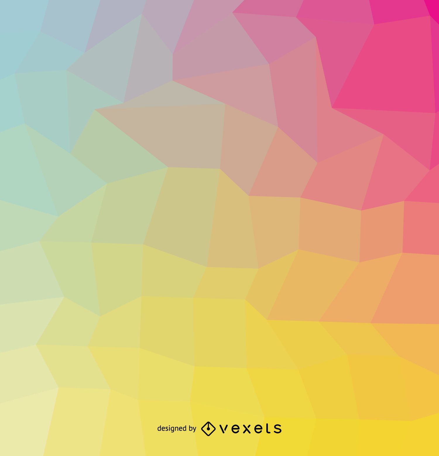 Soft Colors Geometrical Cover Vector Download