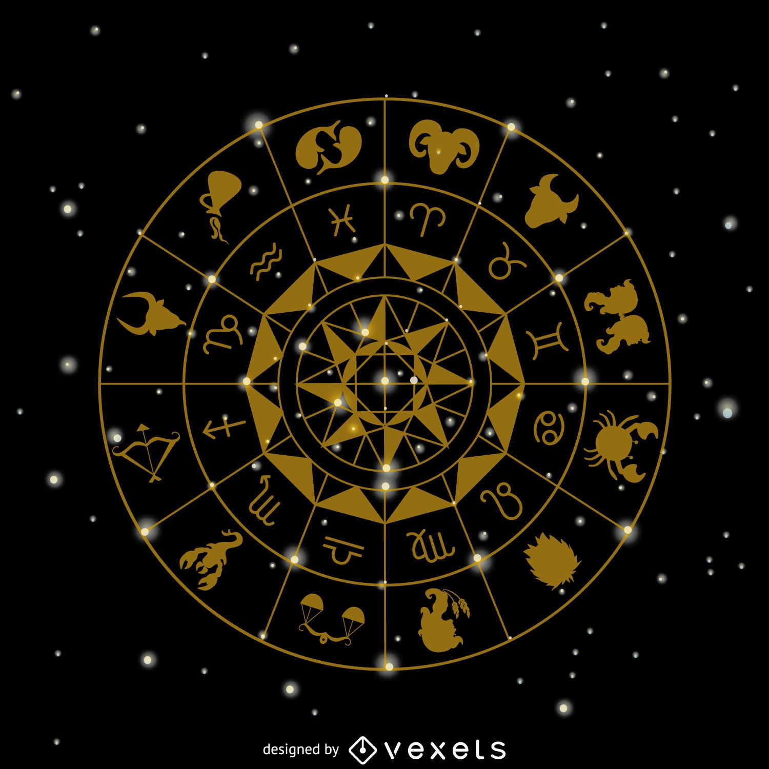 All zodiac signs drawings 60 photos - Astrologytoyou.com