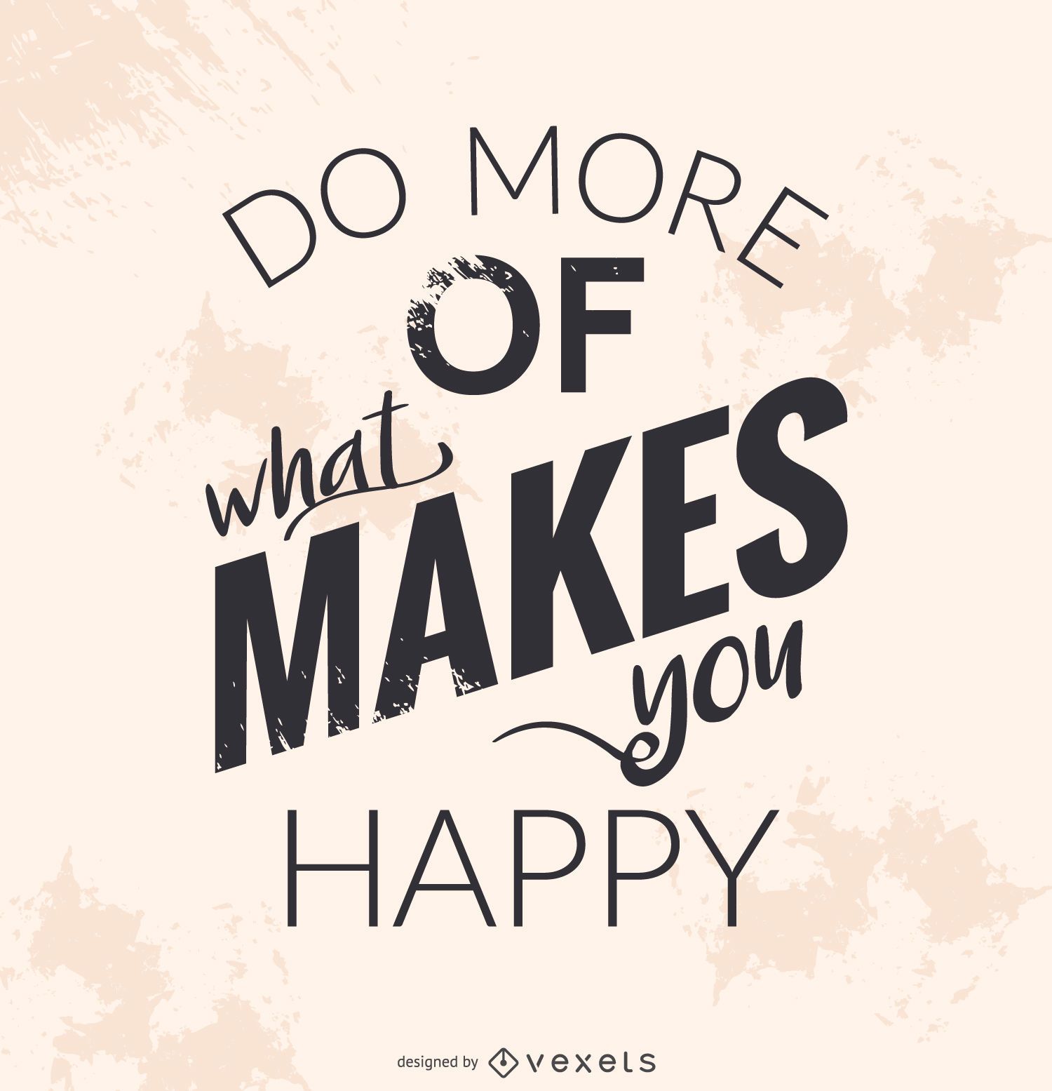 Happy Calligraphy Lettering Vector Download