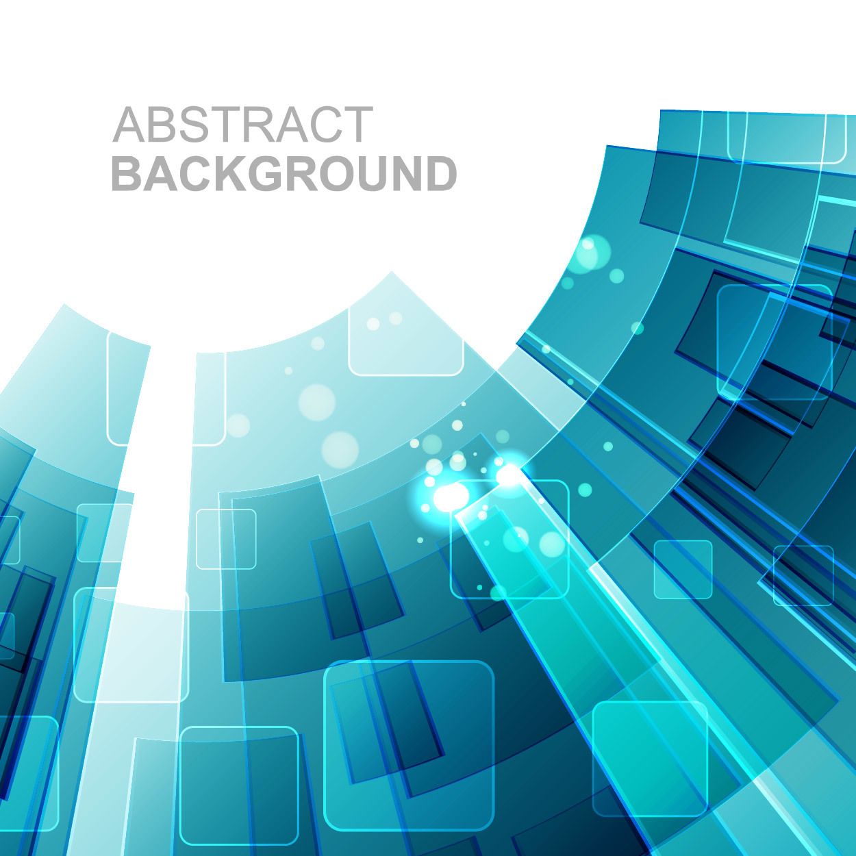 High Tech Blue Squares Background - Vector download