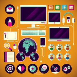 Minimal Technology Icon Pack - Vektor Download