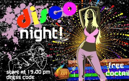 Disco Poster Template Vector Download