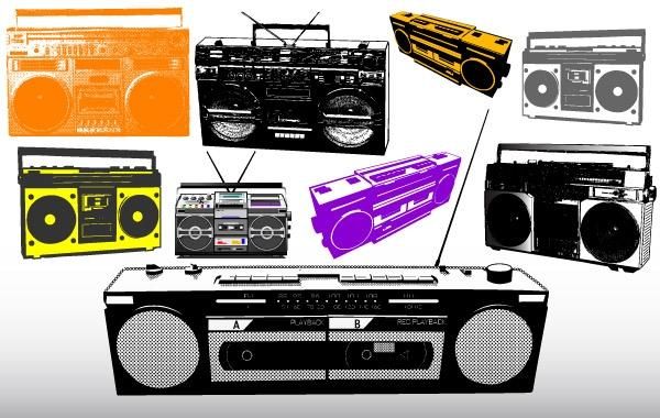 Different Radio & Music System Vectors - Vector download