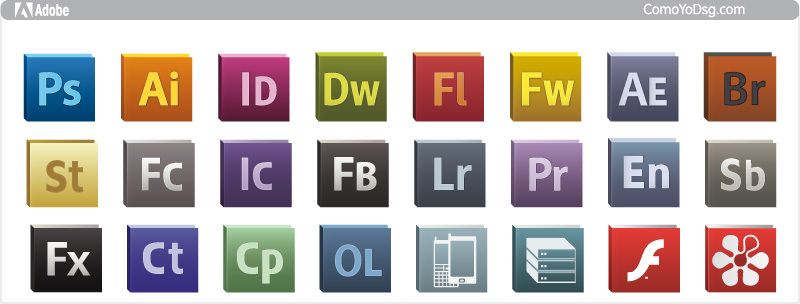 Descarga Vector De Iconos De Adobe CS5