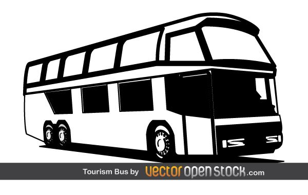 Free Tourism Bus Vector Graphic - Vector download