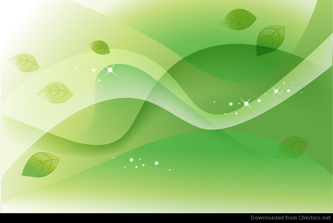 Abstract Natural Green Vector Background - Vector download