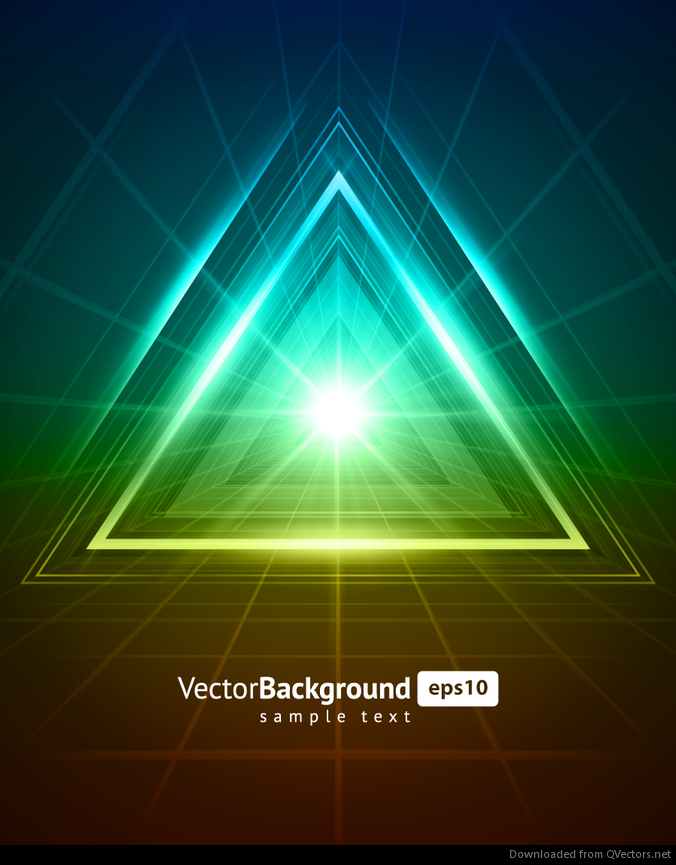 Descarga Vector De Fondo Tridimensional Abstracto Vector Halo 01