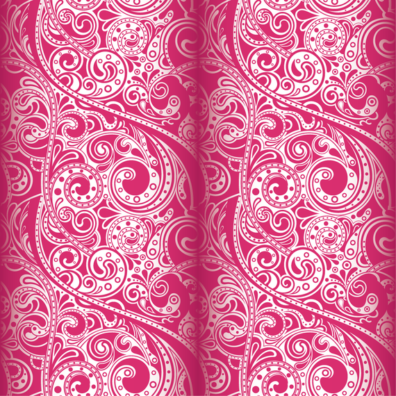 Arabesque pink wallpaper - Vector download