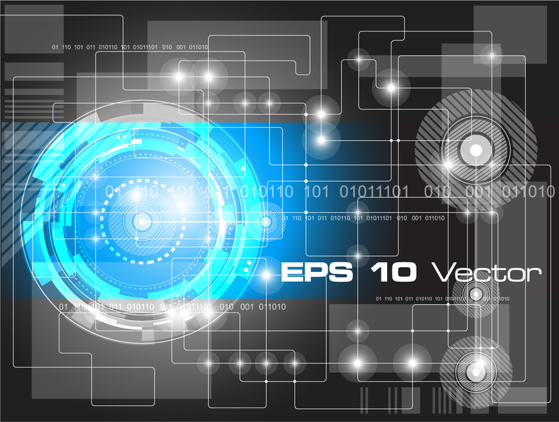 Vector Techno Background - Vector download