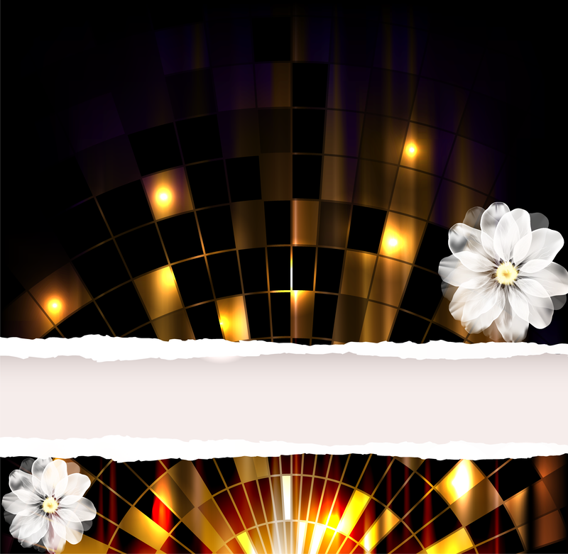 Multiple Elements Backdrop Design - Vector Download