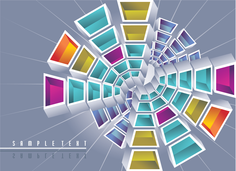 Baixar Vetor De Fundo Tridimensional Do Vetor 3