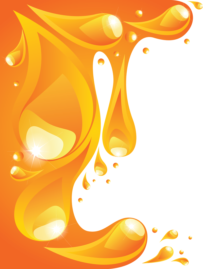 Orange Liquid Background 3 - Vector download