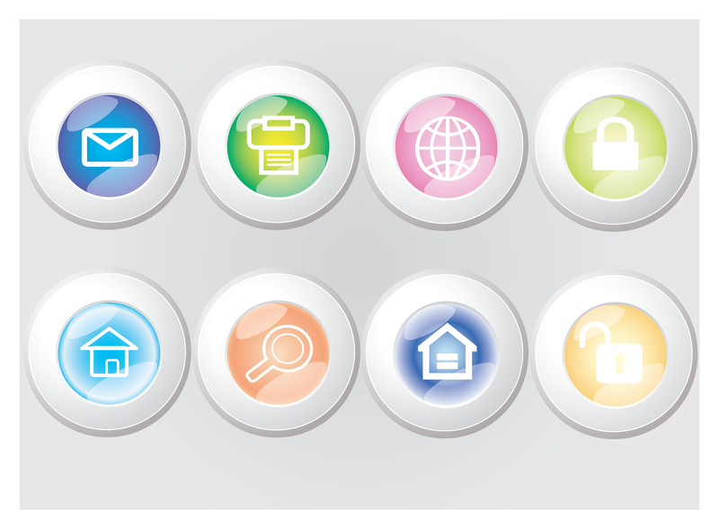 Descarga Vector De Botón De Iconos Web 2