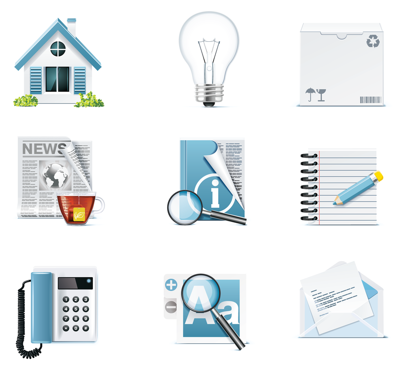 Descarga Vector De Iconos Comunes 5 Vector