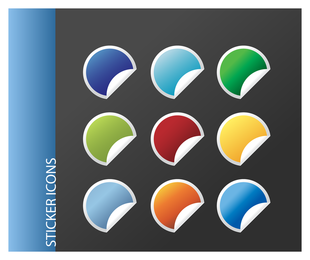 Sticker Icons Vector Download