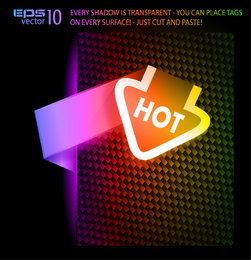 Baixar Vetor De Design De Etiqueta Hot Label