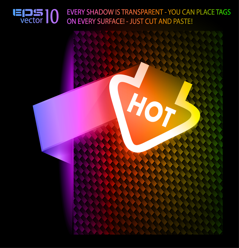 Baixar Vetor De Design De Etiqueta Hot Label