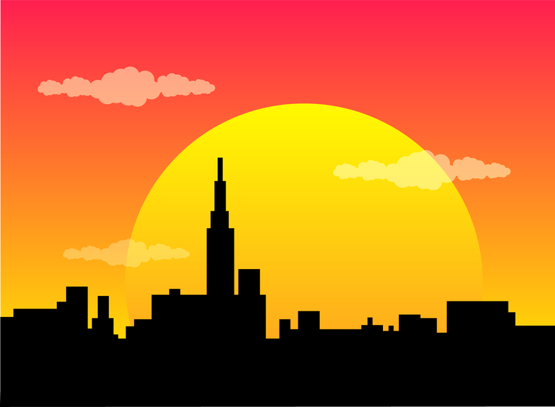 Beautiful Evening Vector - Vector download