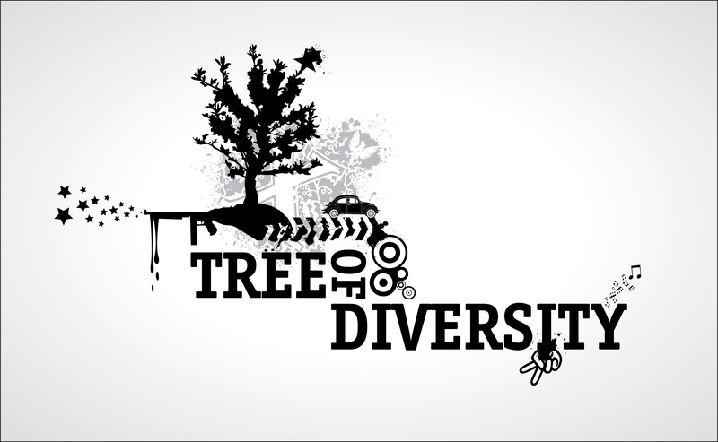 Tree Of Diversity 2 - Vector download
