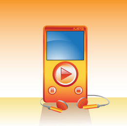 Baixar Vetor De Orange Mp3 Player