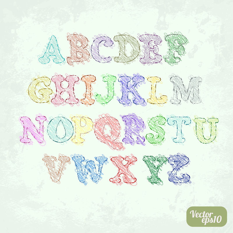 Letter Design 04 Vector - Vector download