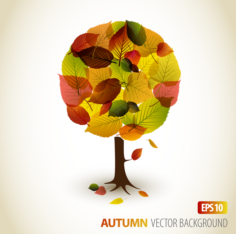 Descarga Vector De Hojas De Otoño Vector 2 Diseño Gráfico
