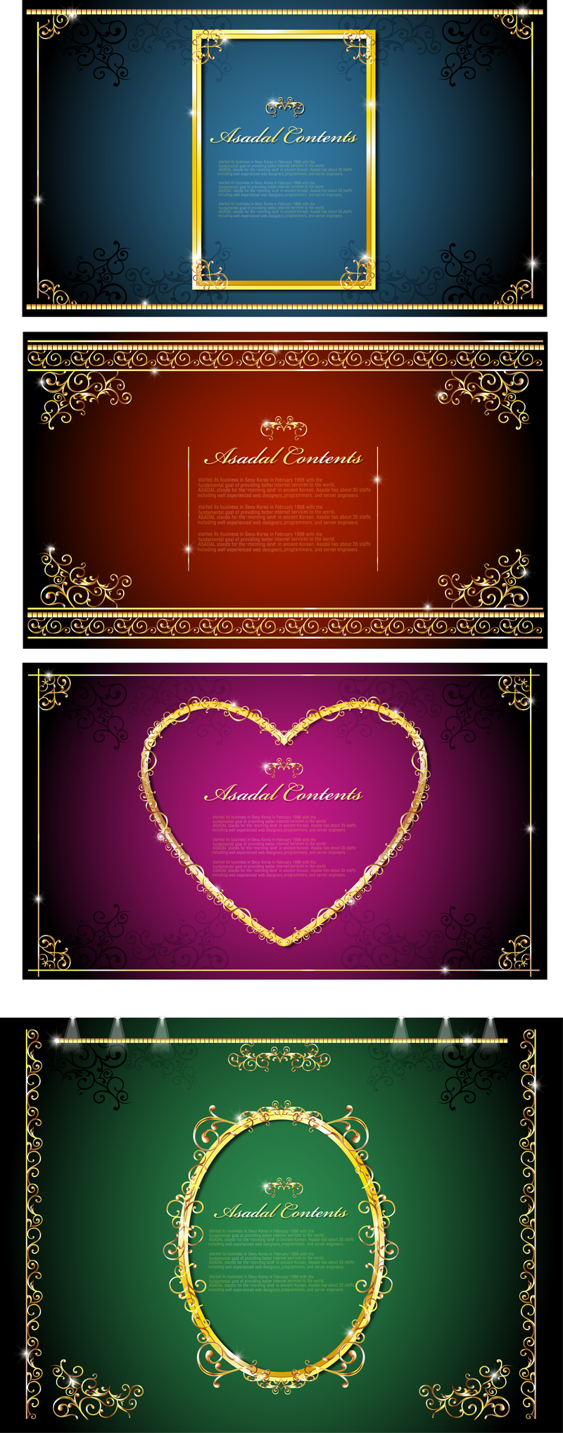 Gorgeous Gold Lace Border Vector 1 Vector Download