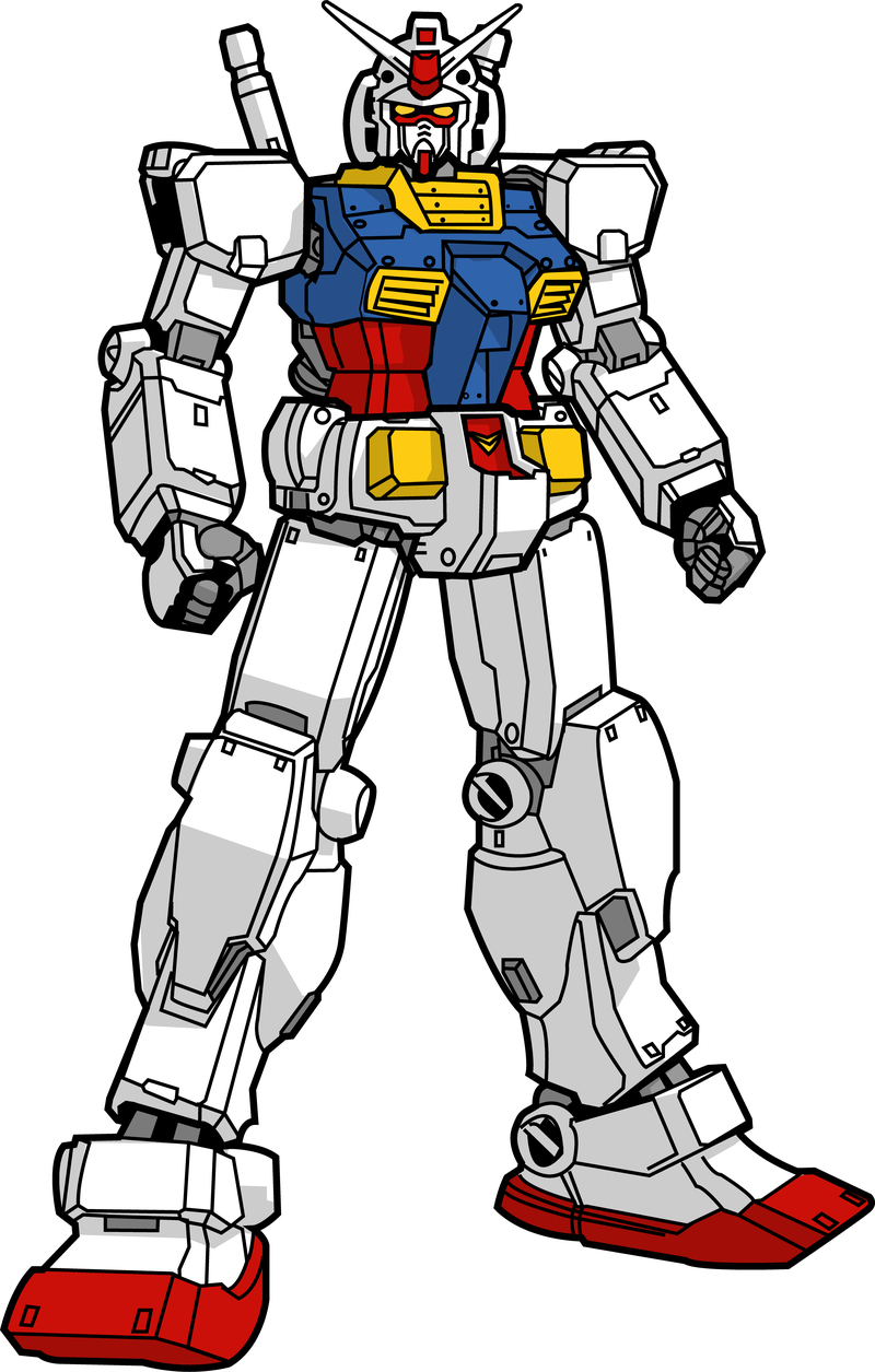 Free Gundam Rx782 Vector Graphic - Vector download
