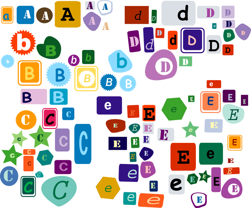 Descarga Vector De Alfabeto Vectorial Libre