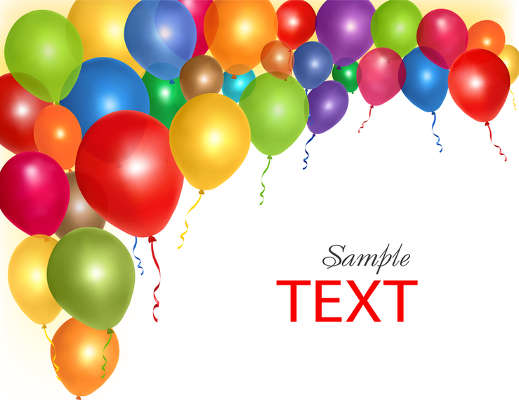 08 globos de vectores - Descargar vector