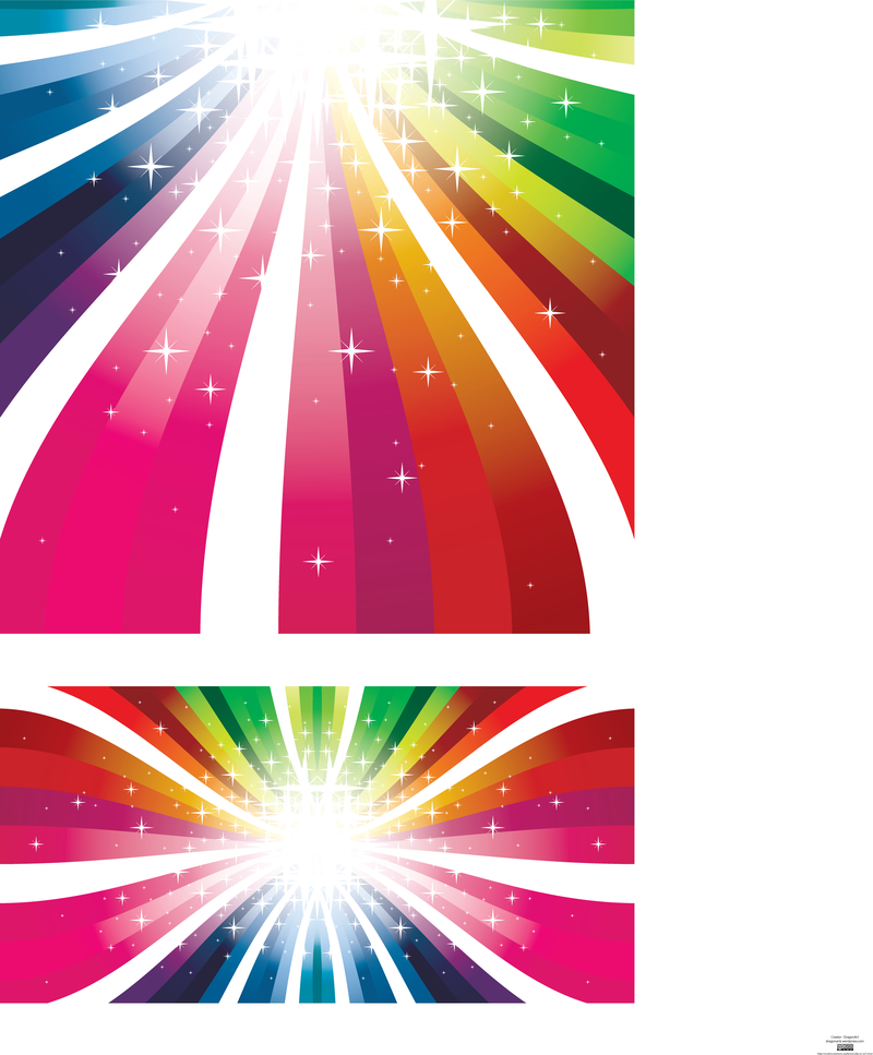 Colorful Rays Vector - Vector download